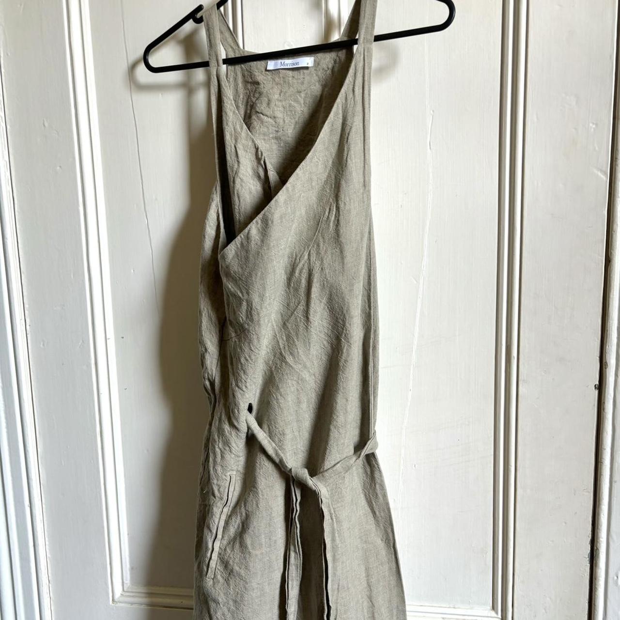 Gorgeous Morrison linen wrap dress 🍸 Size 8-10 - Depop