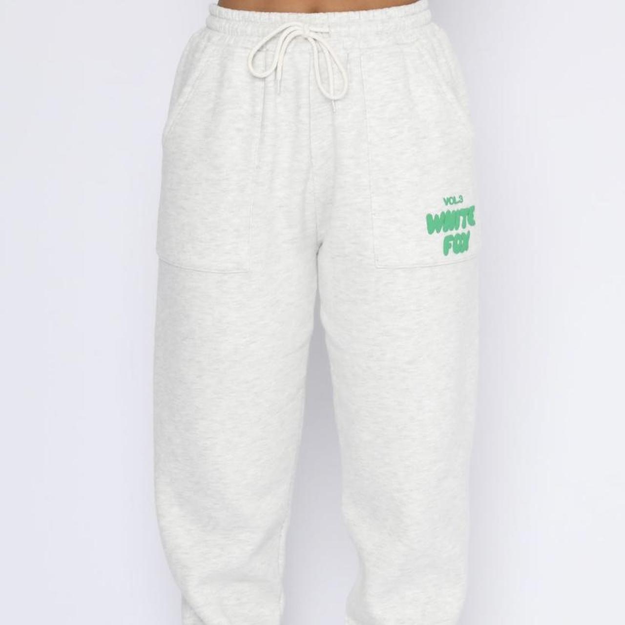 White Fox Trackies Grey Size XS #whitefox... - Depop