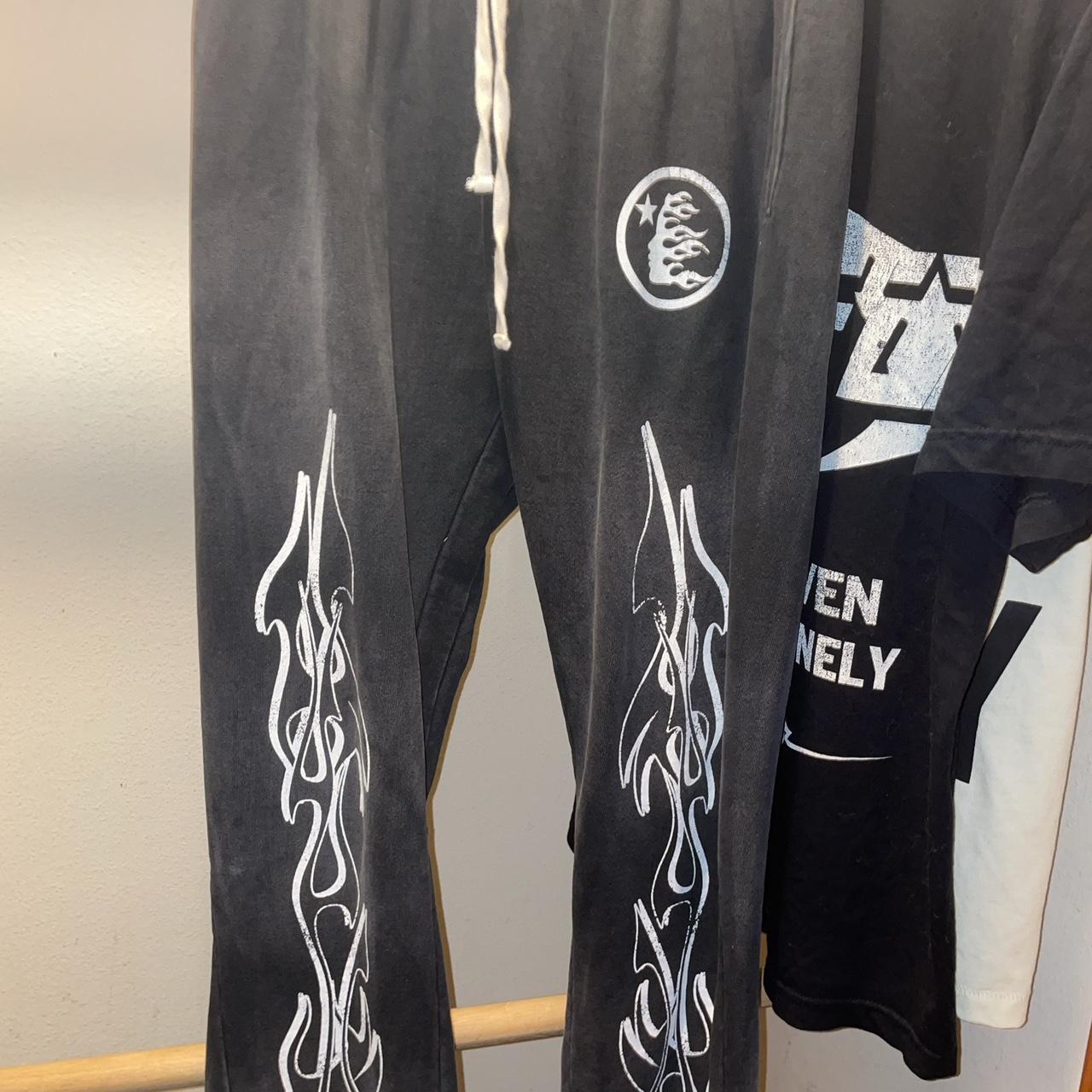 AUTHENTIC* hellstar flare sweatpants size M perfect... - Depop