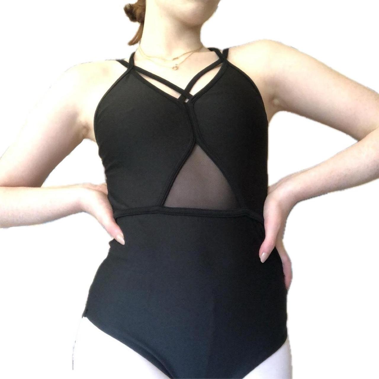 five dancewear black ballet leotard size xs - Depop