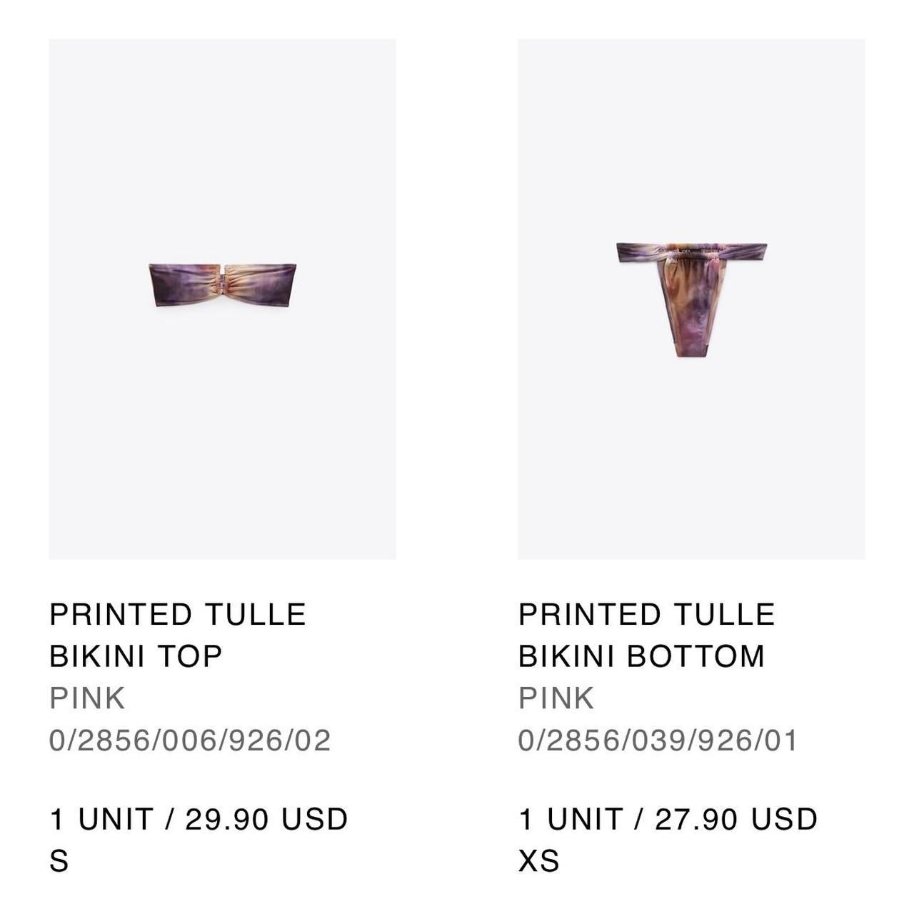 Zara bikini set / swimsuit. Only tried on, NWT.... - Depop