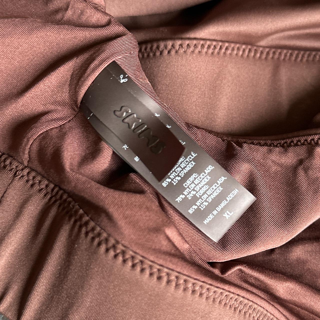 Skims Women's Brown Bikini-and-tankini-tops | Depop