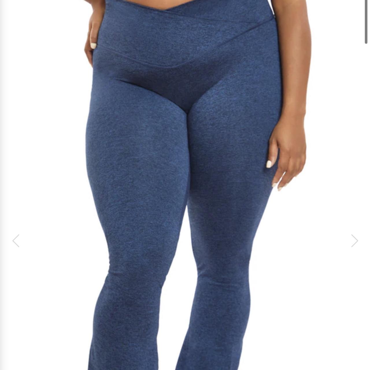 ILUS LABEL CINCHED CROSS OVER FLARE... - Depop