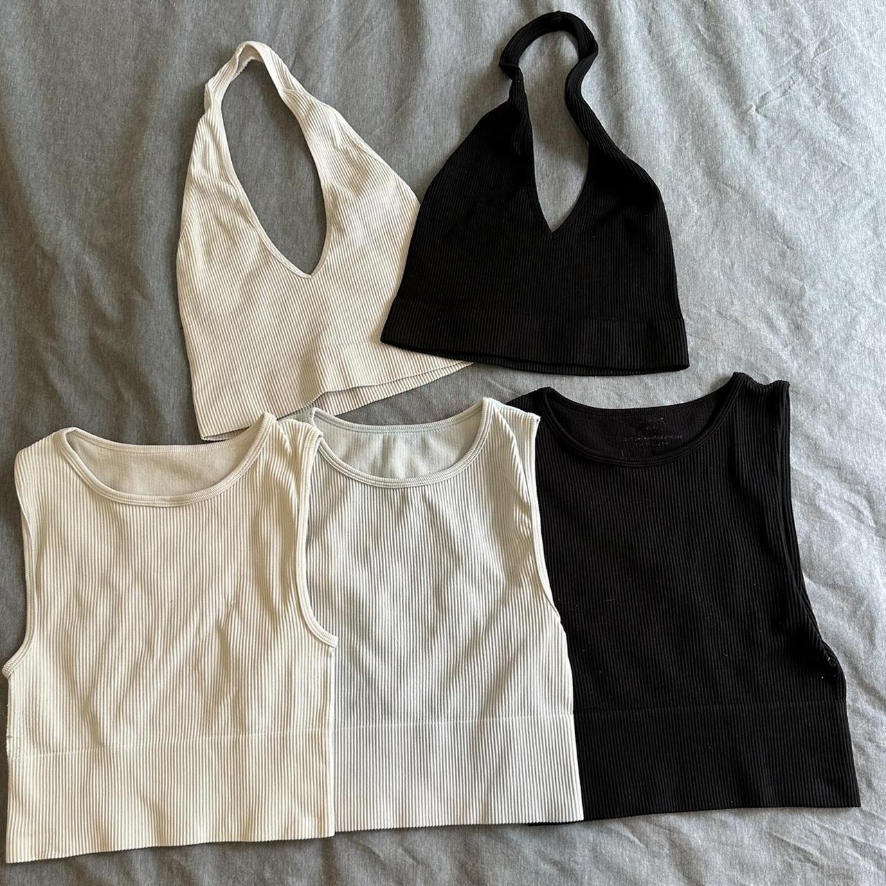 GLASSONS basic crop top bundle | fits XS -... - Depop
