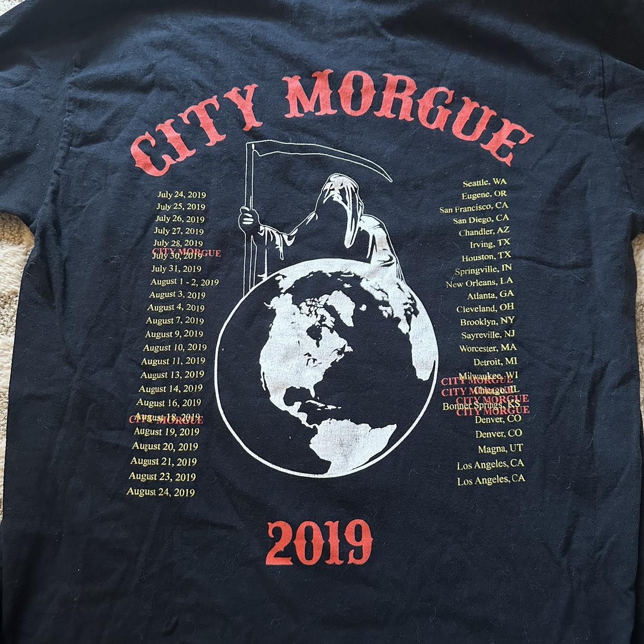 City Morgue tour t-shirt 2019. 🔥 Size L. Barely... | Depop
