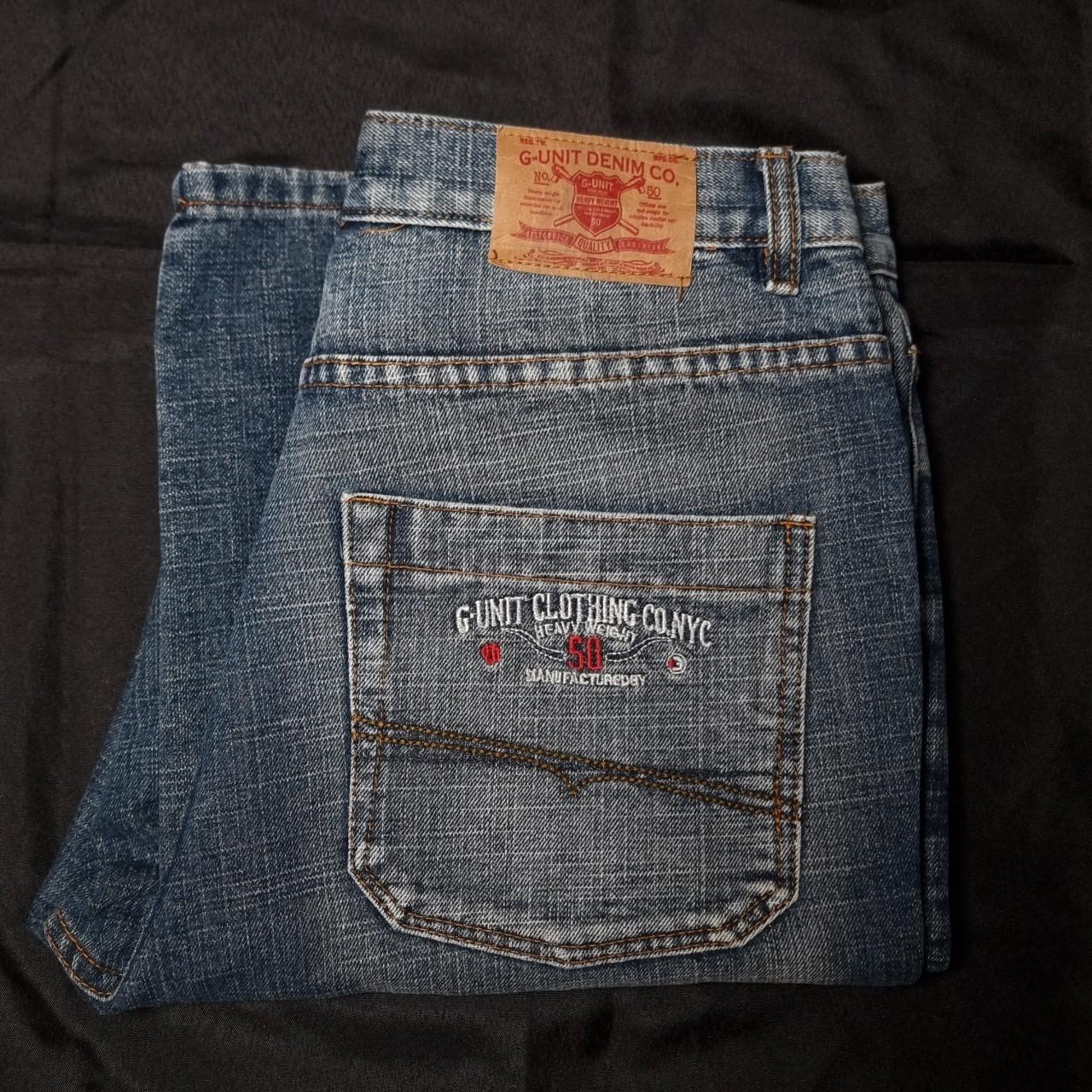 G-Unit Denim Jeans Y2K Size 32 Blue... - Depop