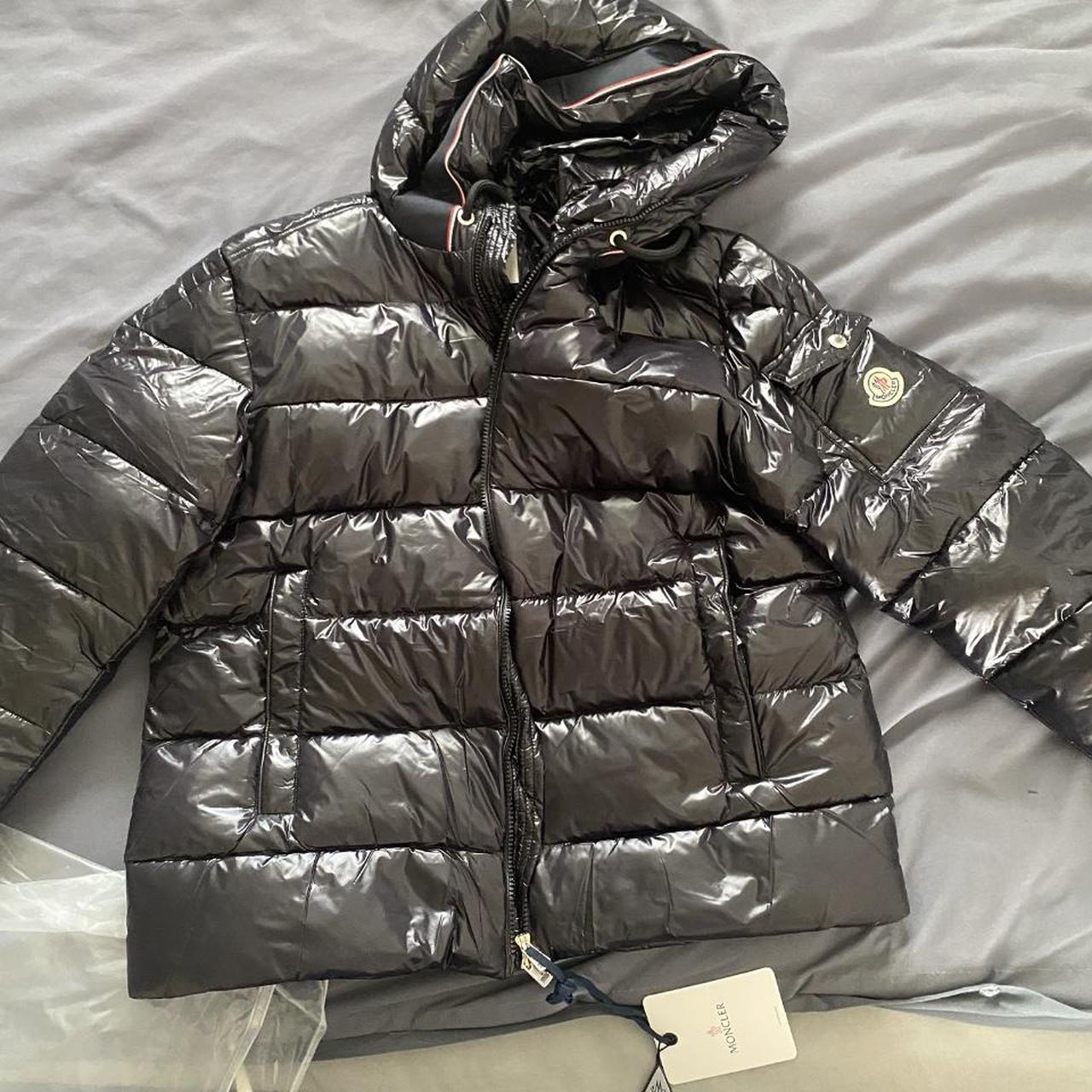 Black pavin moncler puffer jacket size 2 / medium... - Depop