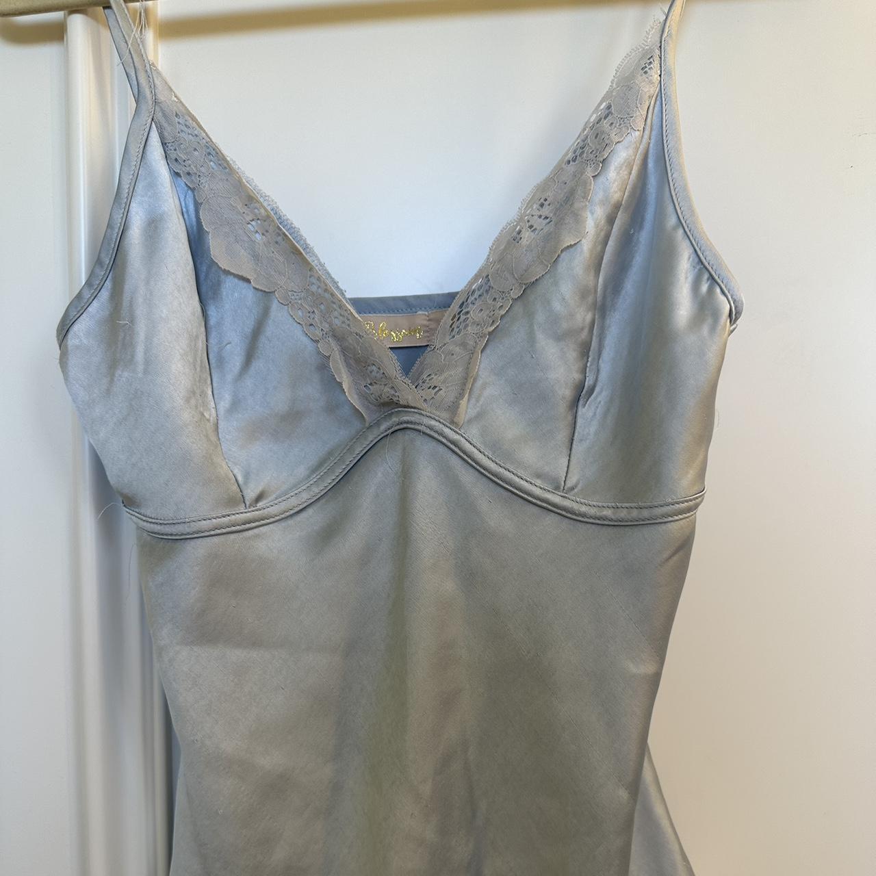 Lace detailed singlet silky top Super flattering... - Depop