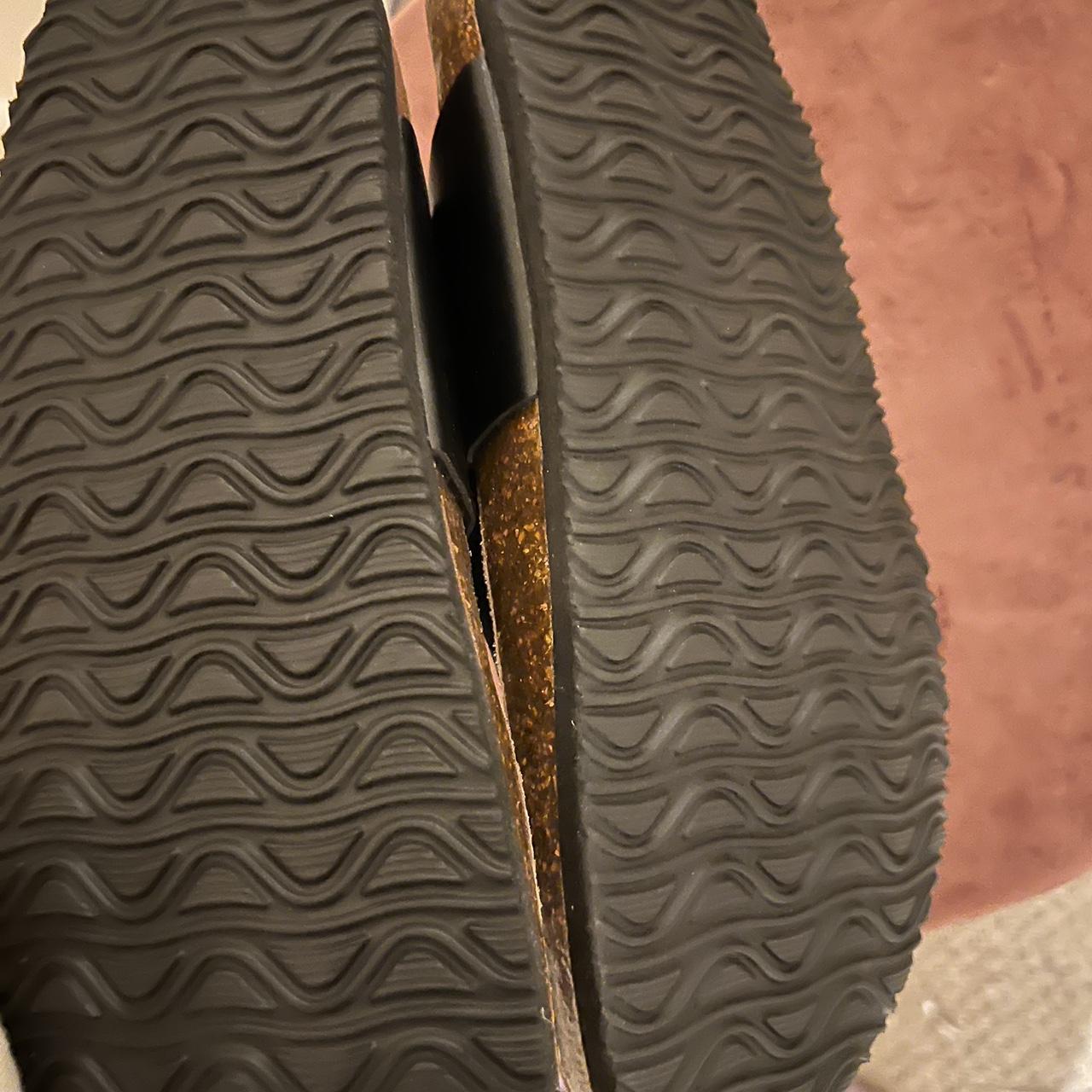 Women's Black and Brown Sandals | Depop