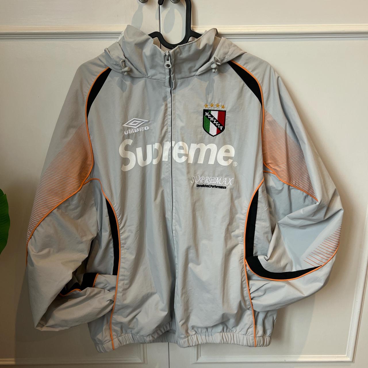 Supreme Umbro Rain jacket Size M Adjustable hood... - Depop