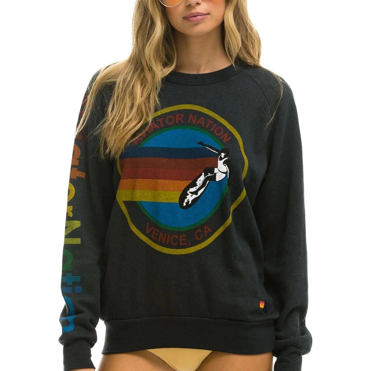 Aviator Nation Charcoal Sweatshirt Size M, No tags... - Depop