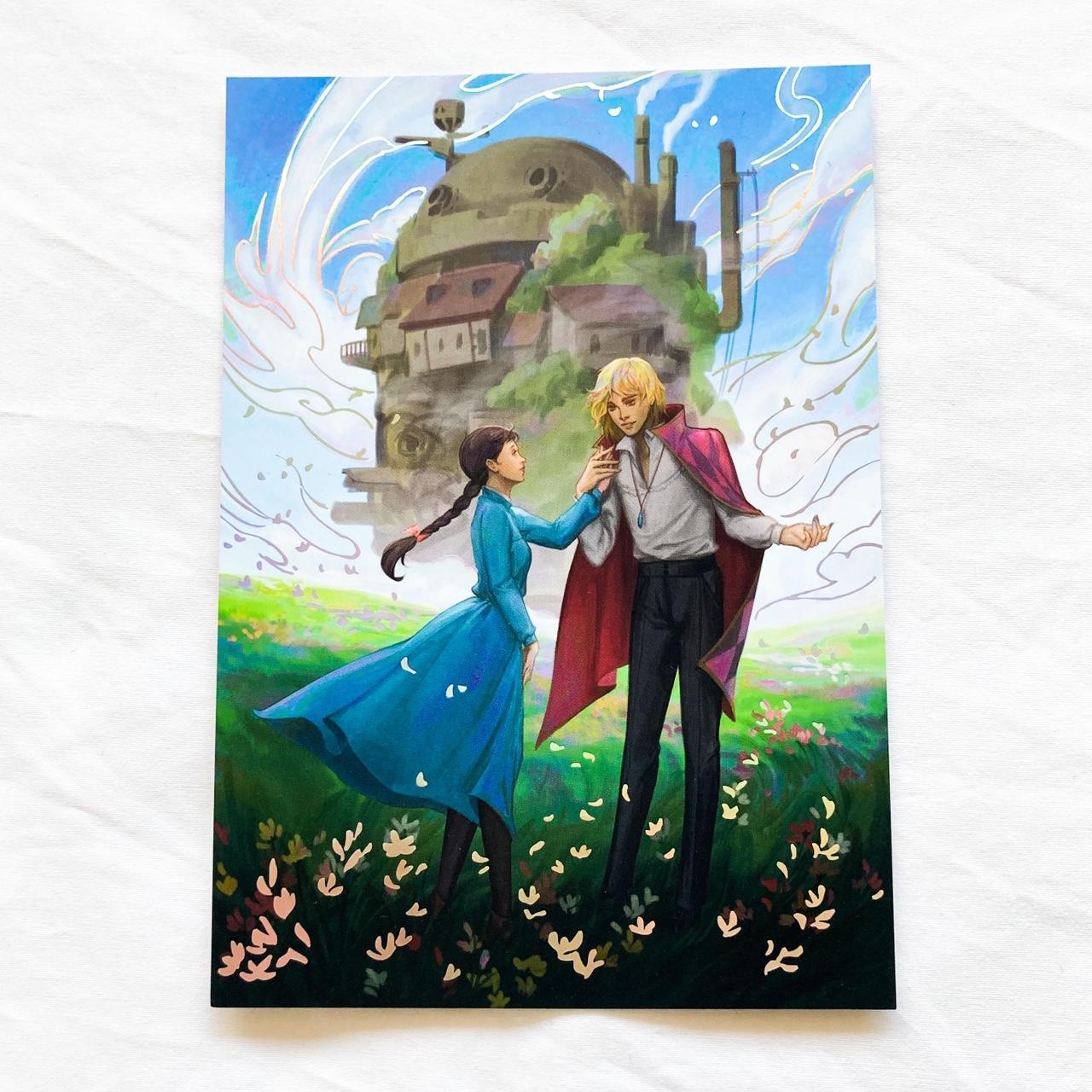 Fairyloot exclusive Howl’s Moving Castle art print.... - Depop