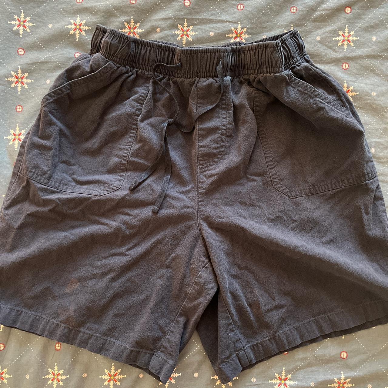 Basic Editions Women's Navy Shorts | Depop