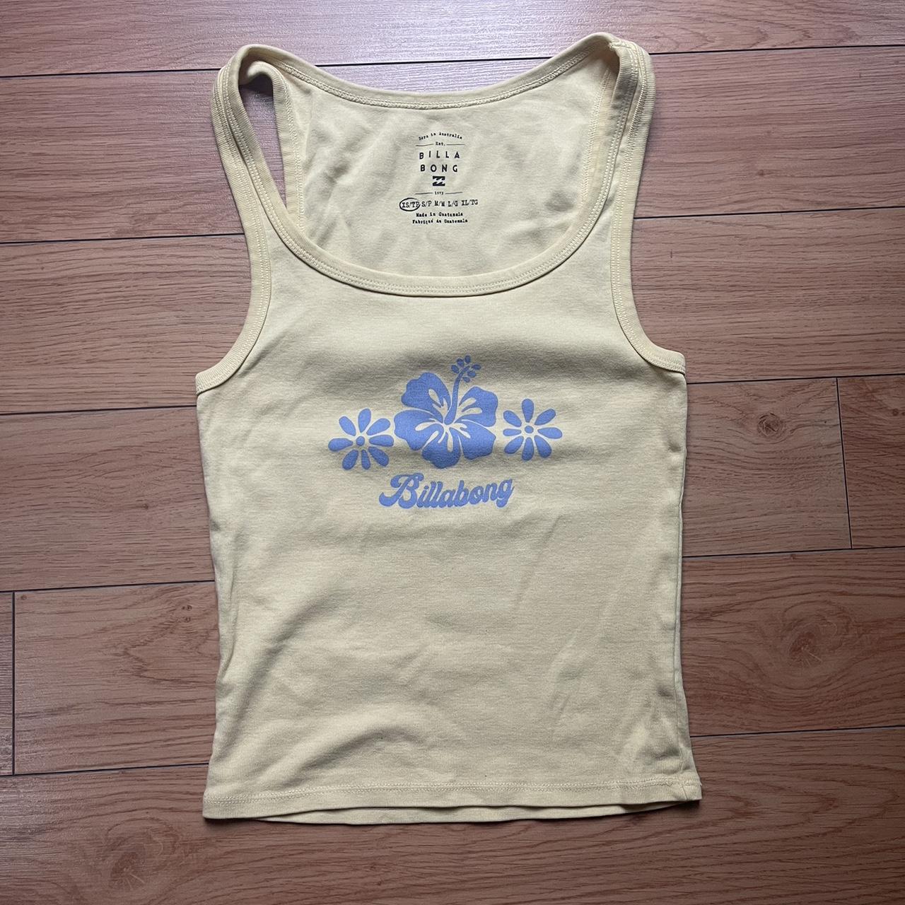 Billabong Y2K surf style tank. Barely worn. - Depop