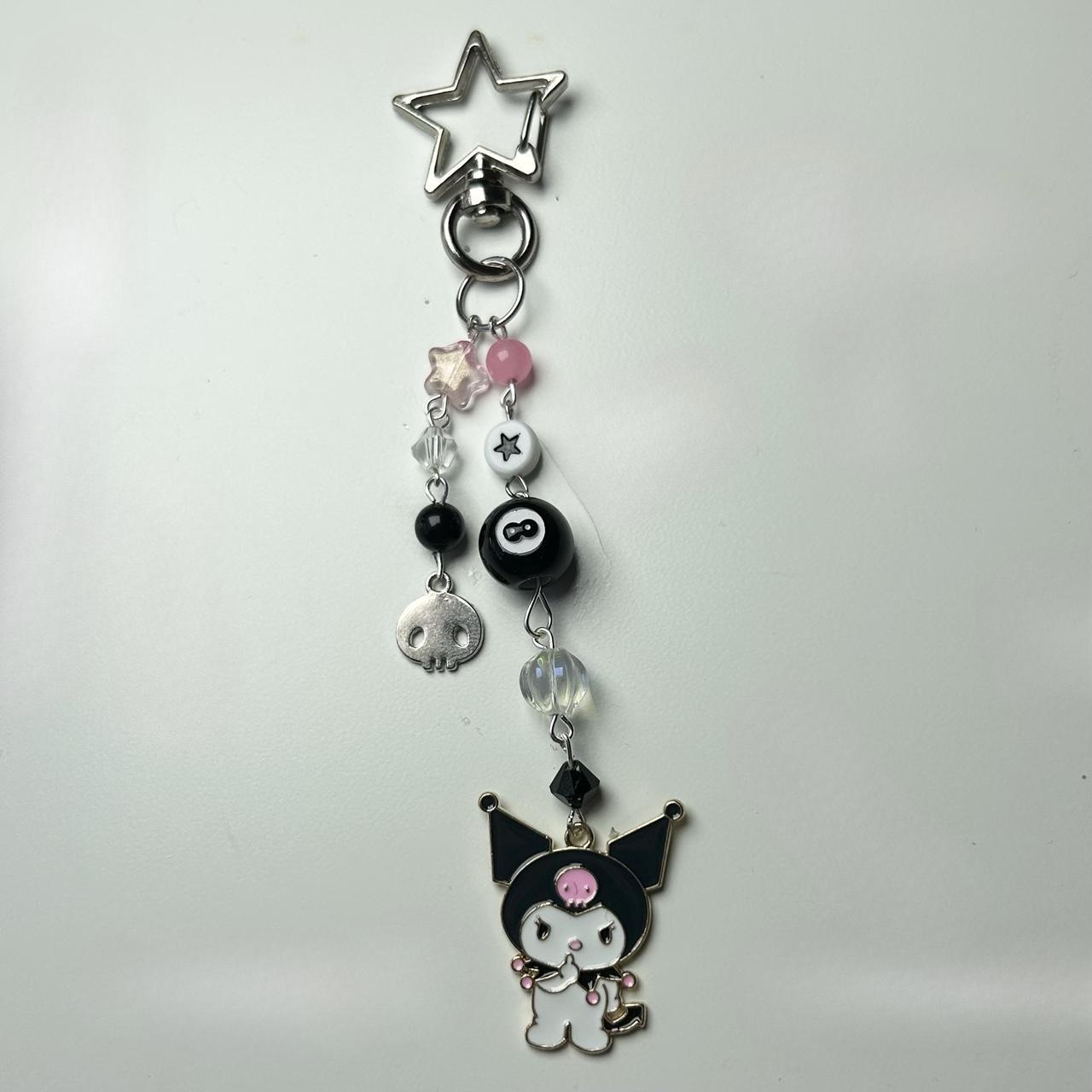 kuromi keychain🎱 (matching kuromi and my melody also... - Depop