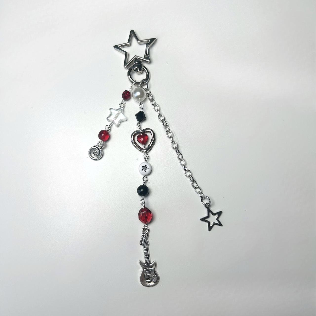 rockstar beaded keychain🎸 handmade by me🎸 #handmade... - Depop