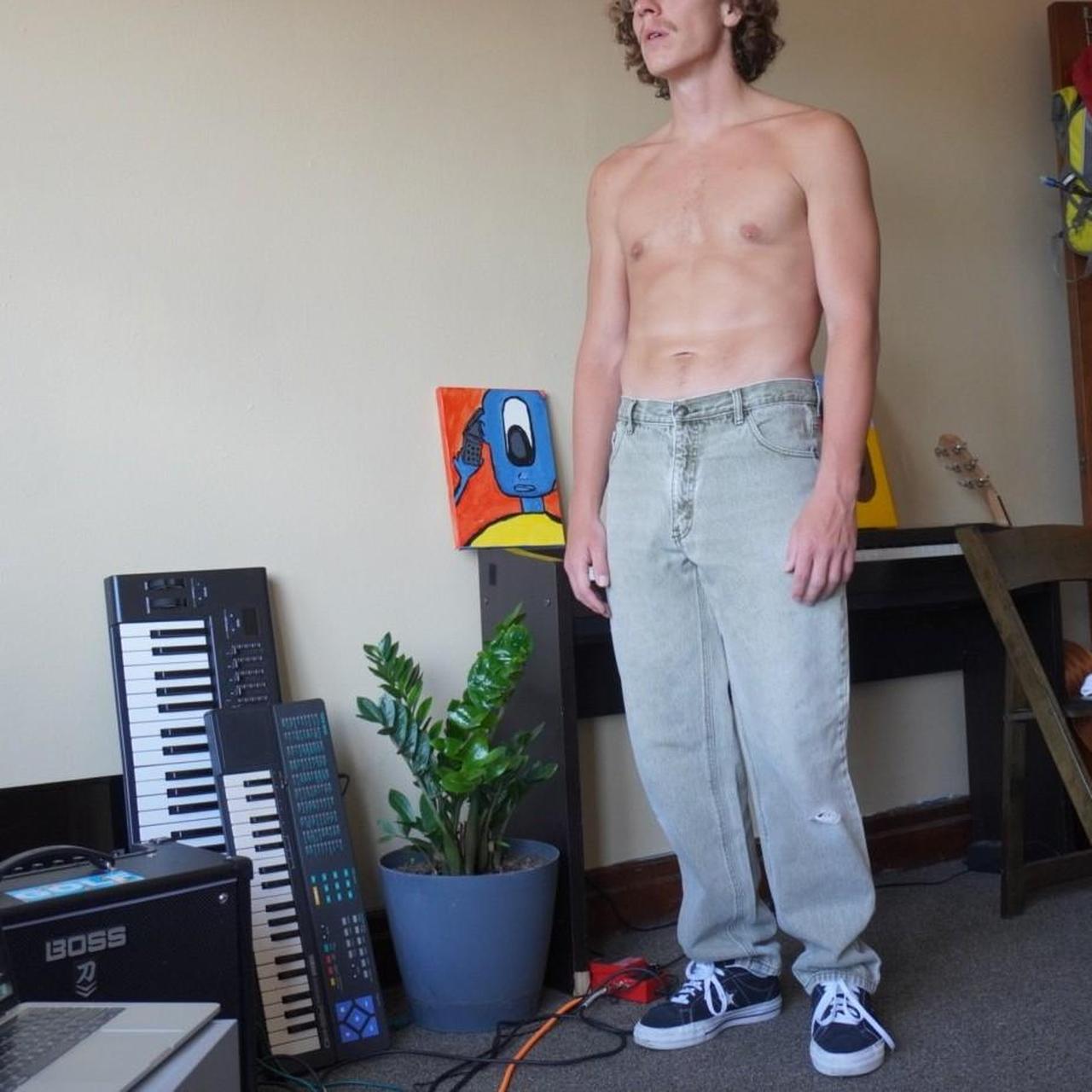 90s Bugle Boy jeans Super sick pair of pants nice... - Depop