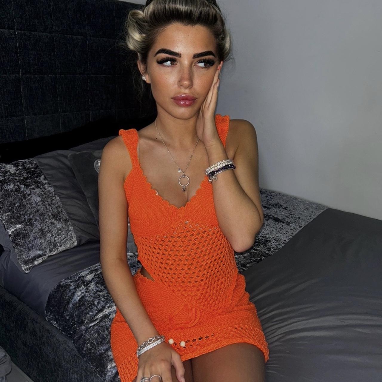 Orange beach co ord - Depop