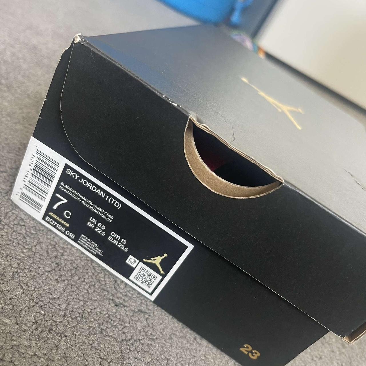 Baby and Toddler Sky Jordan 1 Size: 7c/ Uk... - Depop