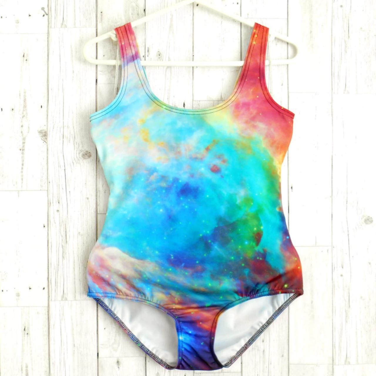 Rainbow Galaxy Swimsuit NASA Orion Nebula... - Depop