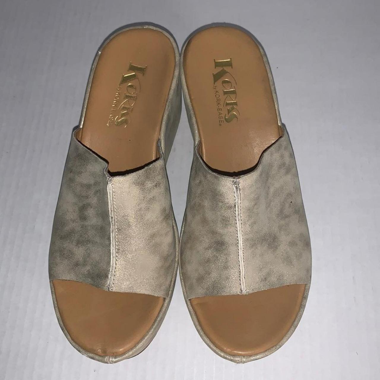 Korks by Kork Ease Metallic Platform Sandals Size... - Depop