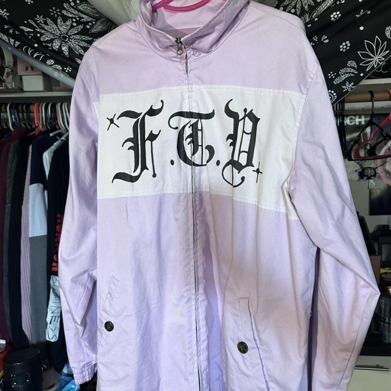 Lavender FTP zip up jacket. Never worn, new... - Depop