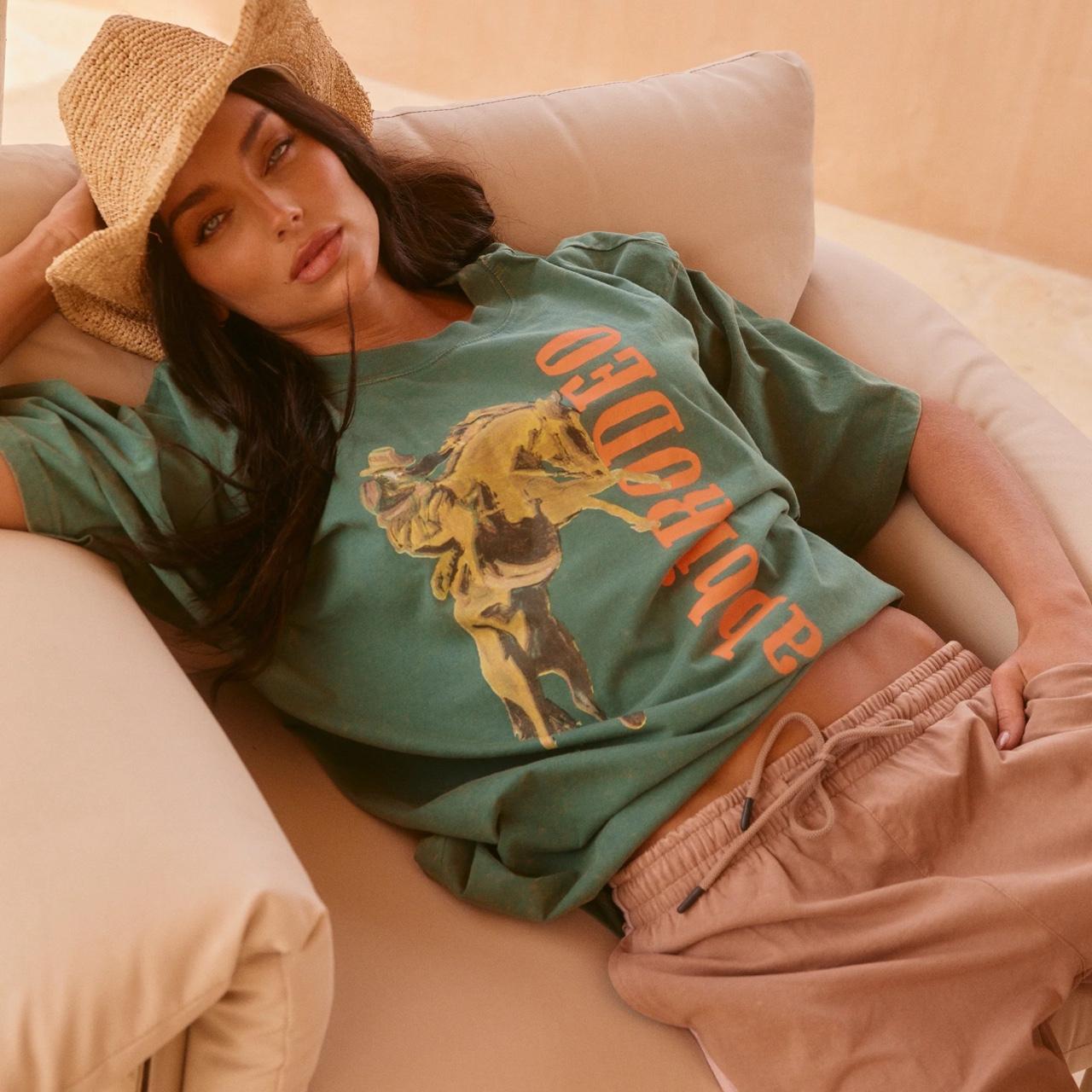 GREEN SABBI RODEO TEE SIZE XS worn once and... | Depop