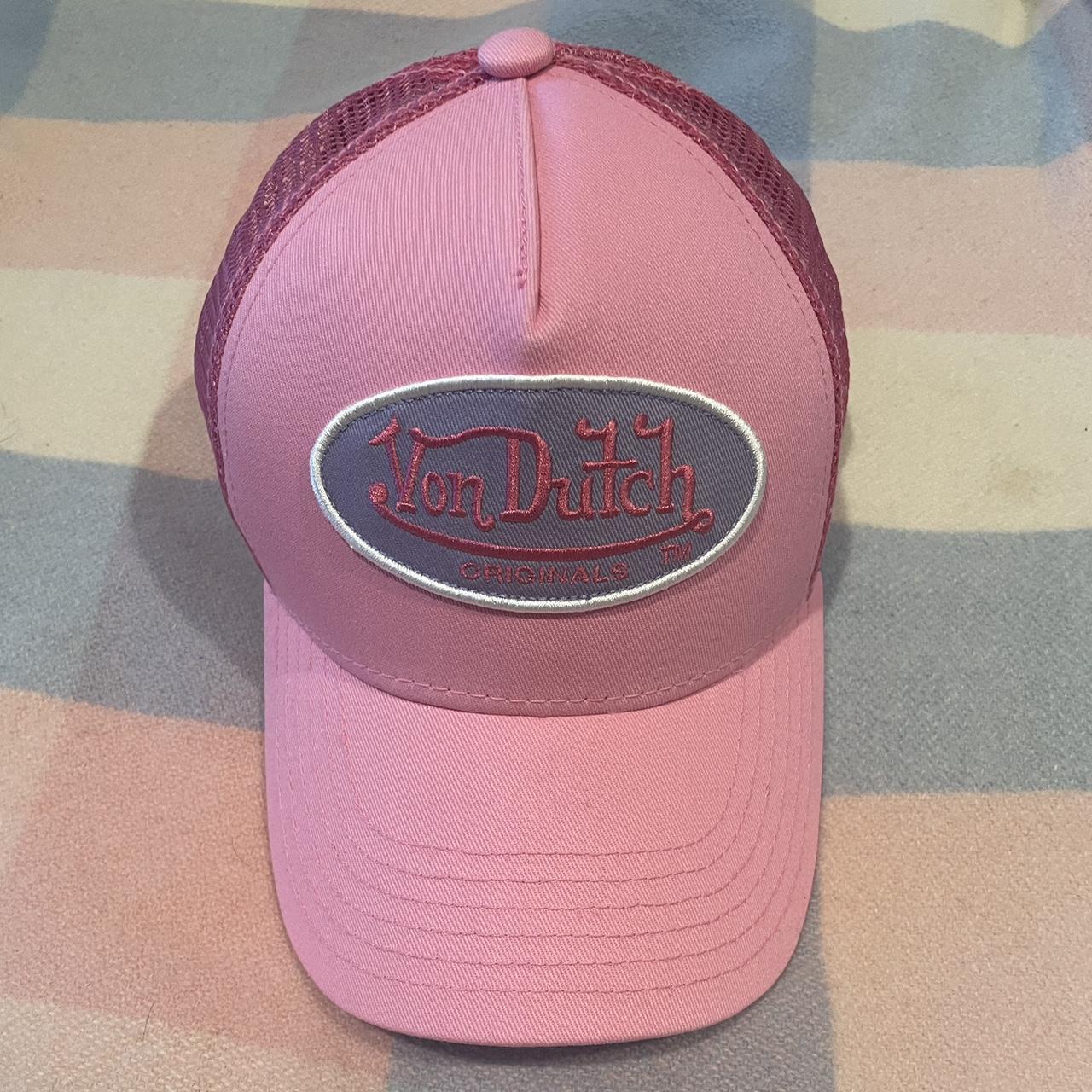 brand new pink von Dutch trucker hat #vondutch - Depop