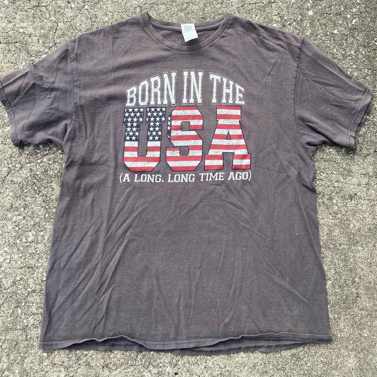 born in the usa on a delta tag #vintage #fashion... - Depop