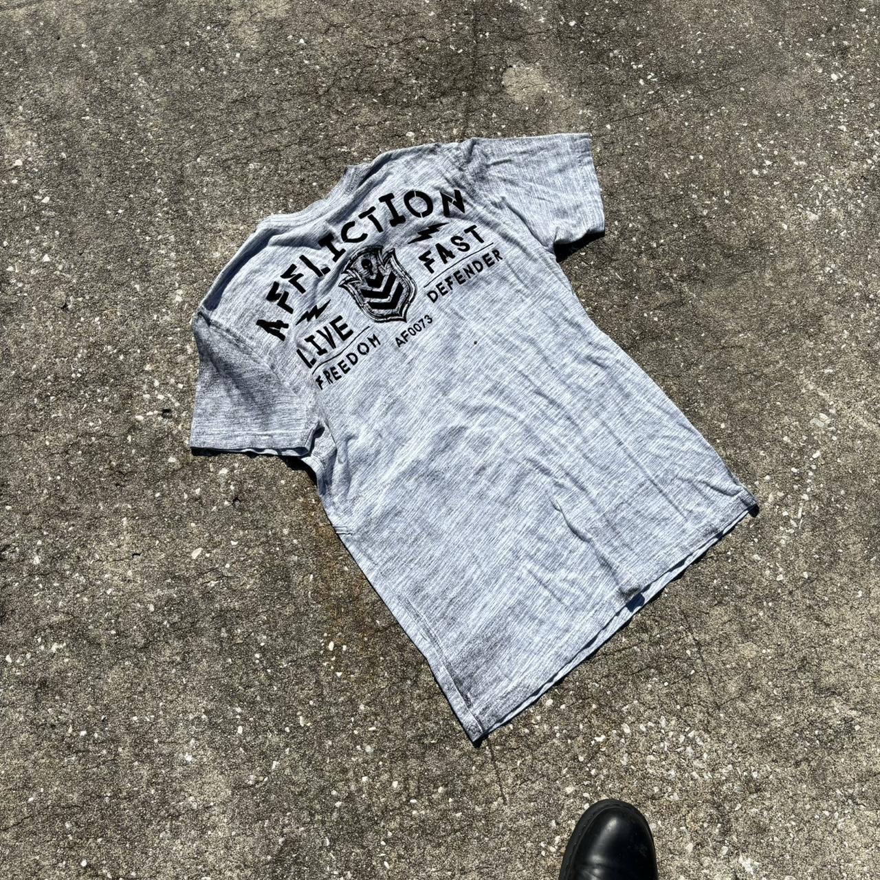 AFFLICTION CALM EMO TSHIRT for the everyday wear i... - Depop