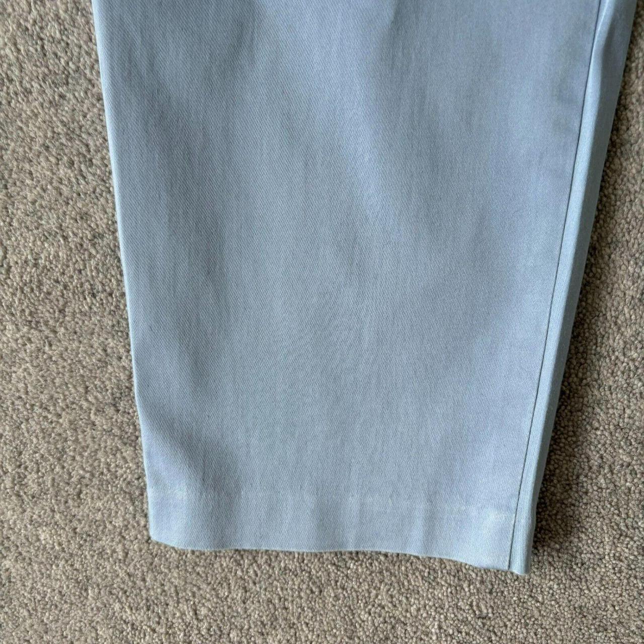 Marks & Spencer Pale Blue Capri Pants Cropped... - Depop