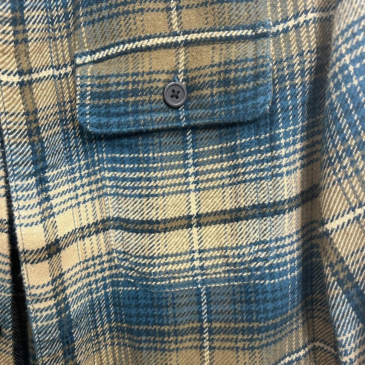 Free Assembly flannel button up shirt men’s XS, long... - Depop