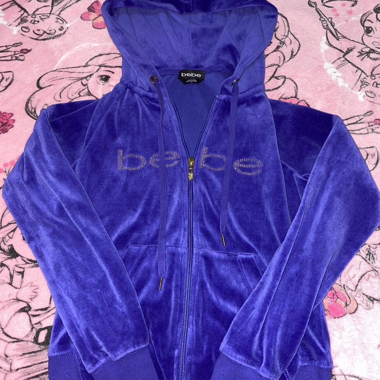 Velour jacket #y2k #velourjacket #bebe - Depop