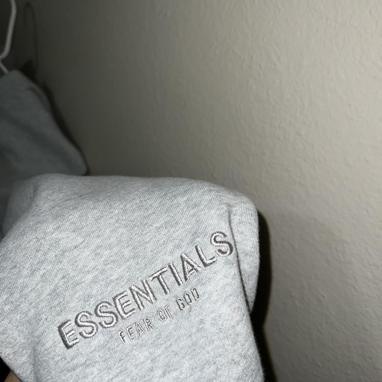 Gray Essentials Fear of God hoodie. - worn a... - Depop