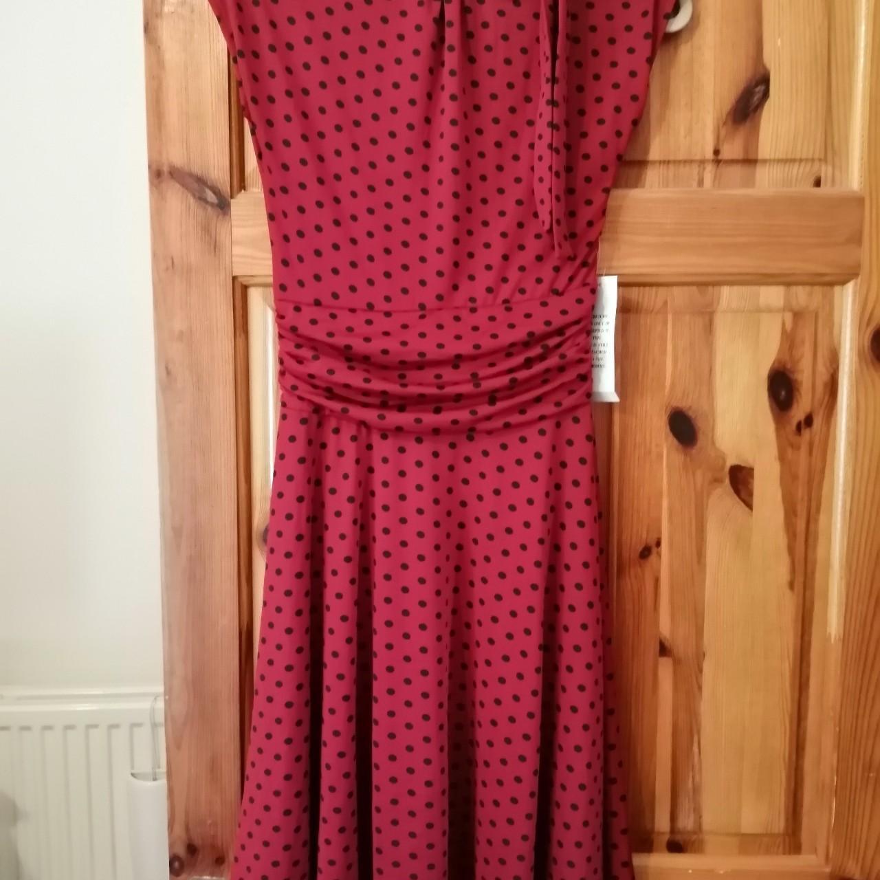 Lindy Bop Red Polkadot Swing dress size 10. BNWT ... - Depop