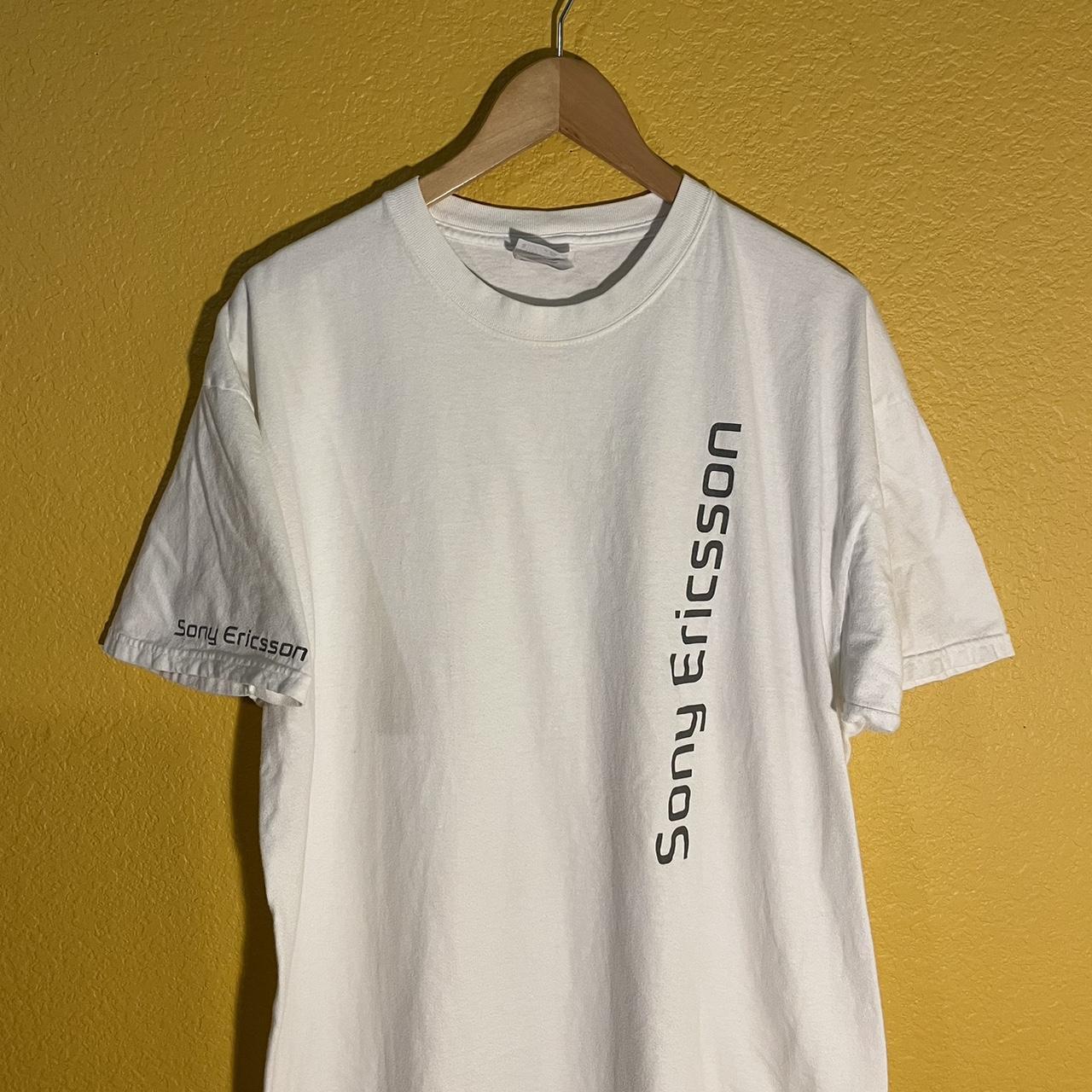 Vintage Sony Ericsson Tee Size: XLarge Cond: 9/10... - Depop