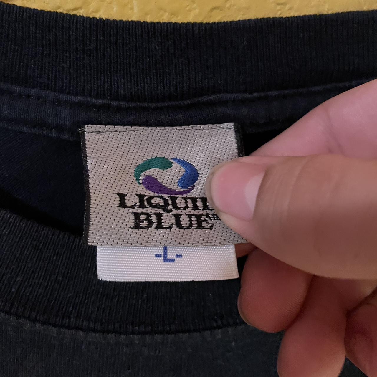 liquid blue Men's T-shirt | Depop