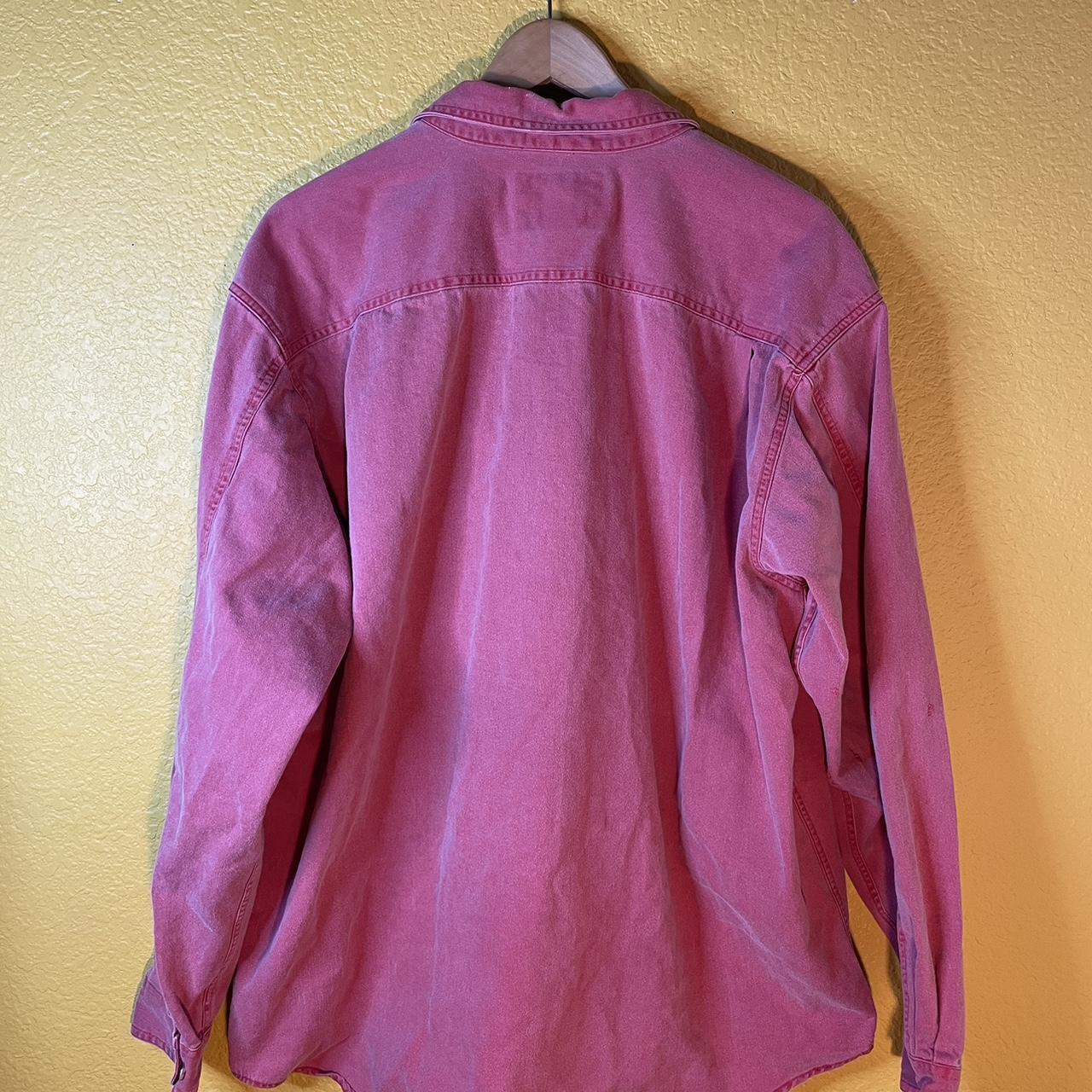 Vintage marlboro faded button up shirt mens... - Depop