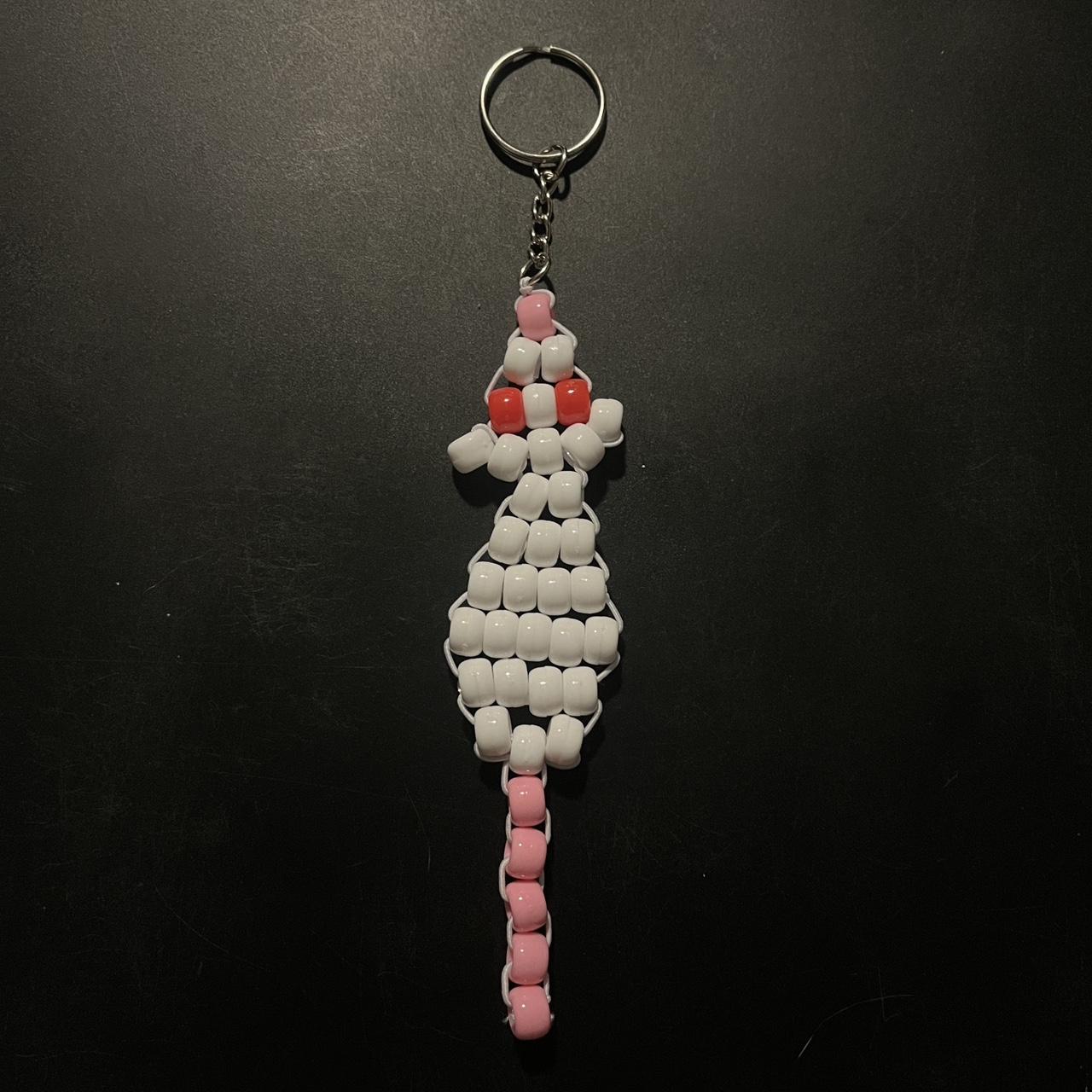 Cute white or grey rat keychain when you buy you can... | Depop