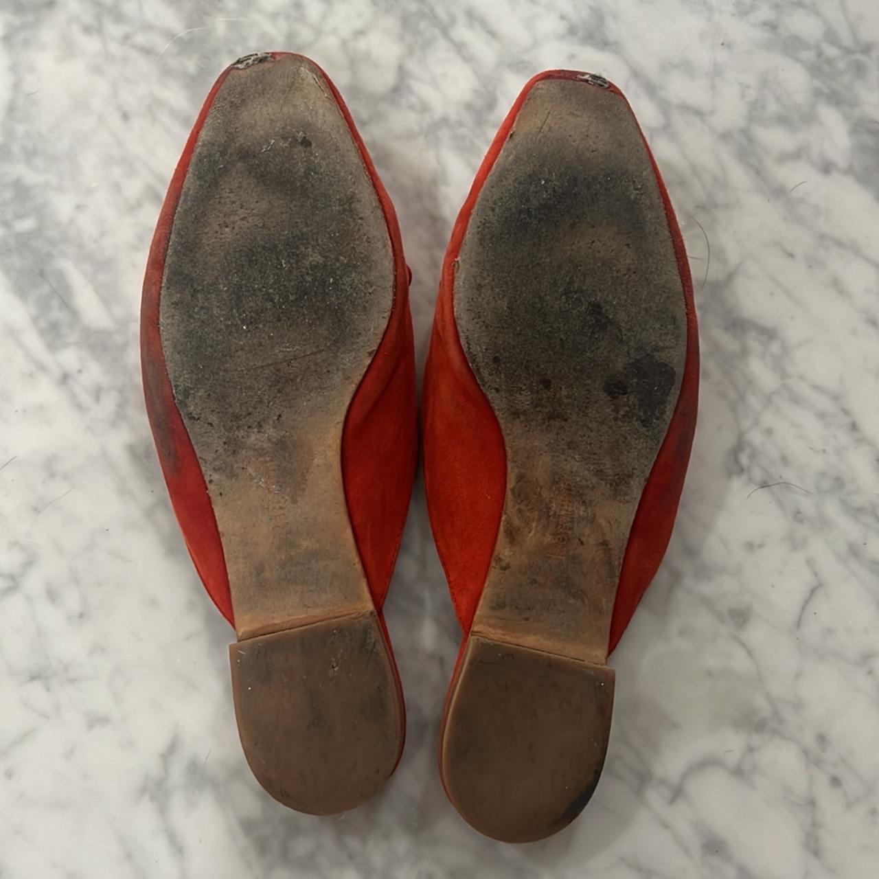 Reformation red slip on shoes - Depop