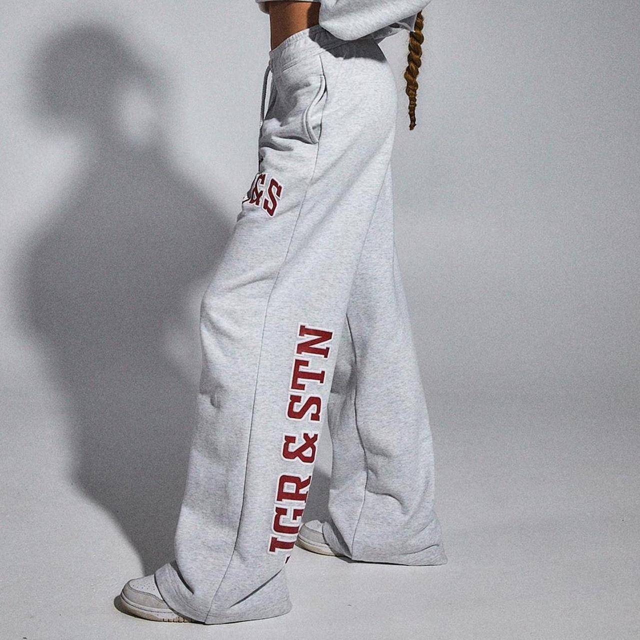 JGR & STN Double Play Trackies - Snow Grey... - Depop