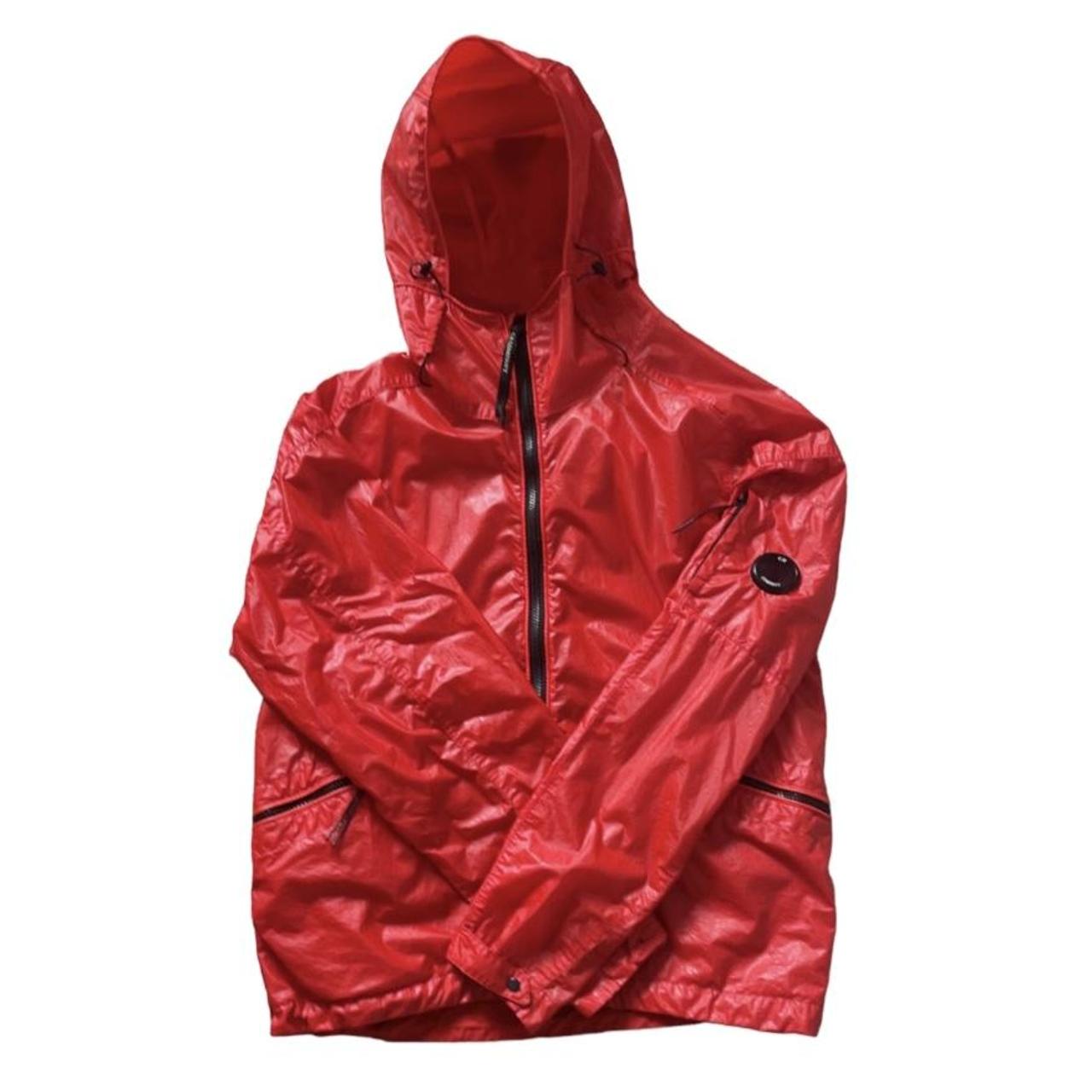 CP Company Red Cristal Shell Windbreaker Jacket Size... - Depop