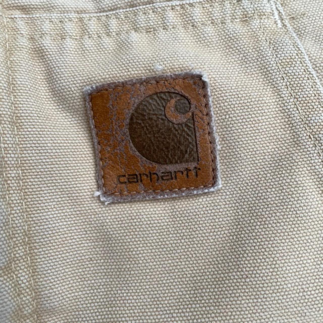 Carhartt Jacket Vintage Cream Vintage 1980’s... - Depop