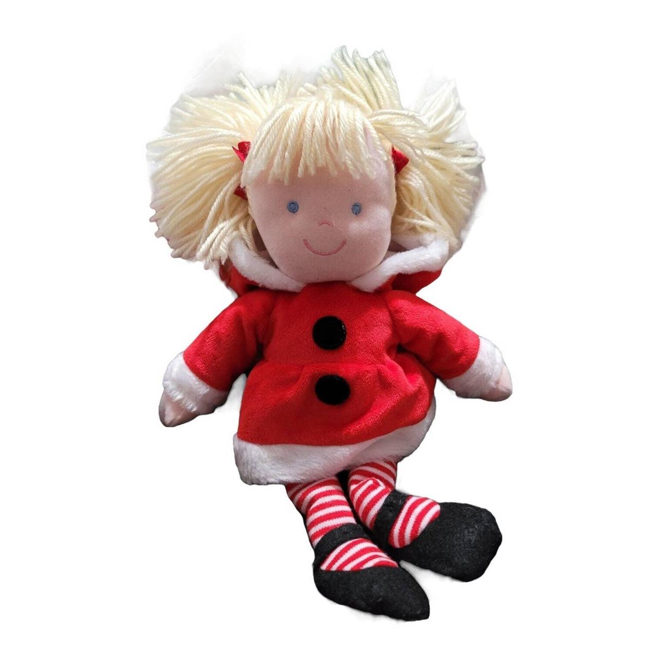 Good used Carters Christmas Baby Doll Blonde Hair. Depop