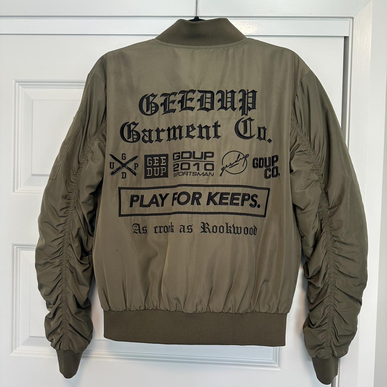 Geedup Co Bomber Jacket Worn a few times, brand new... | Depop