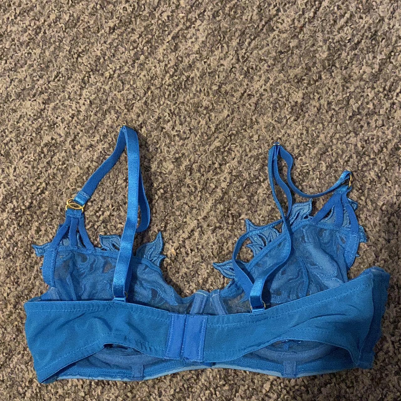 Ann Summers Women's Blue Bra | Depop
