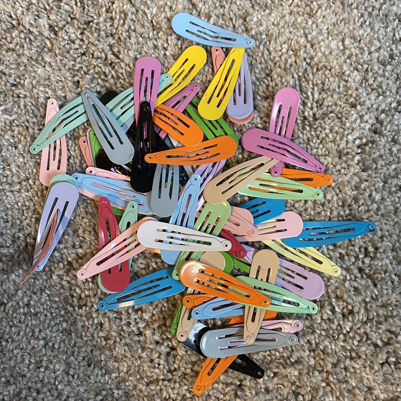 Assorted rainbow hair clips Kidcore Y2K US shipping... - Depop