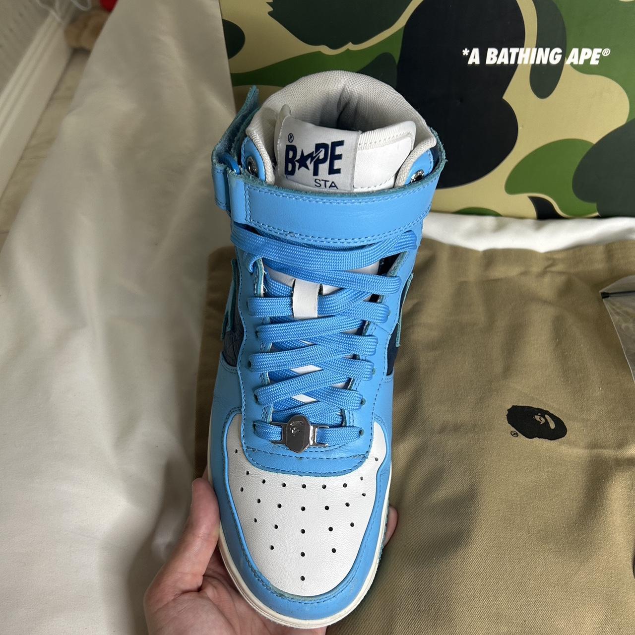 Bapesta Mid Sax Drop me a message for more pics and... - Depop