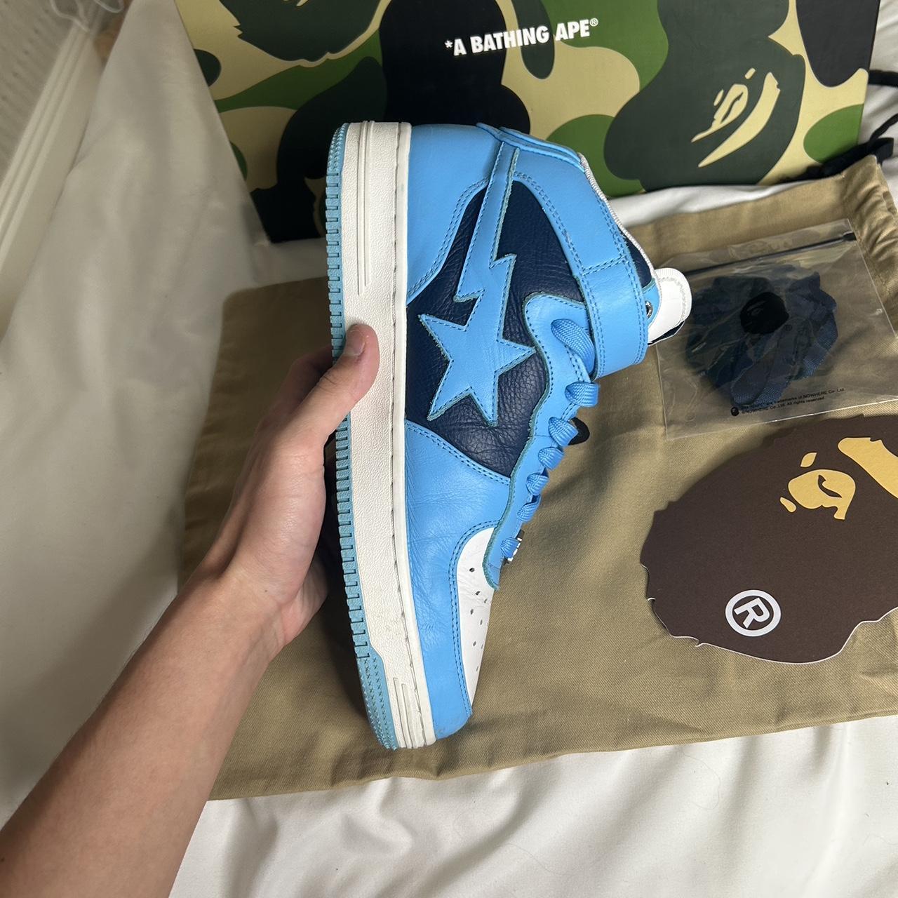 Bapesta Mid Sax Drop me a message for more pics and... - Depop