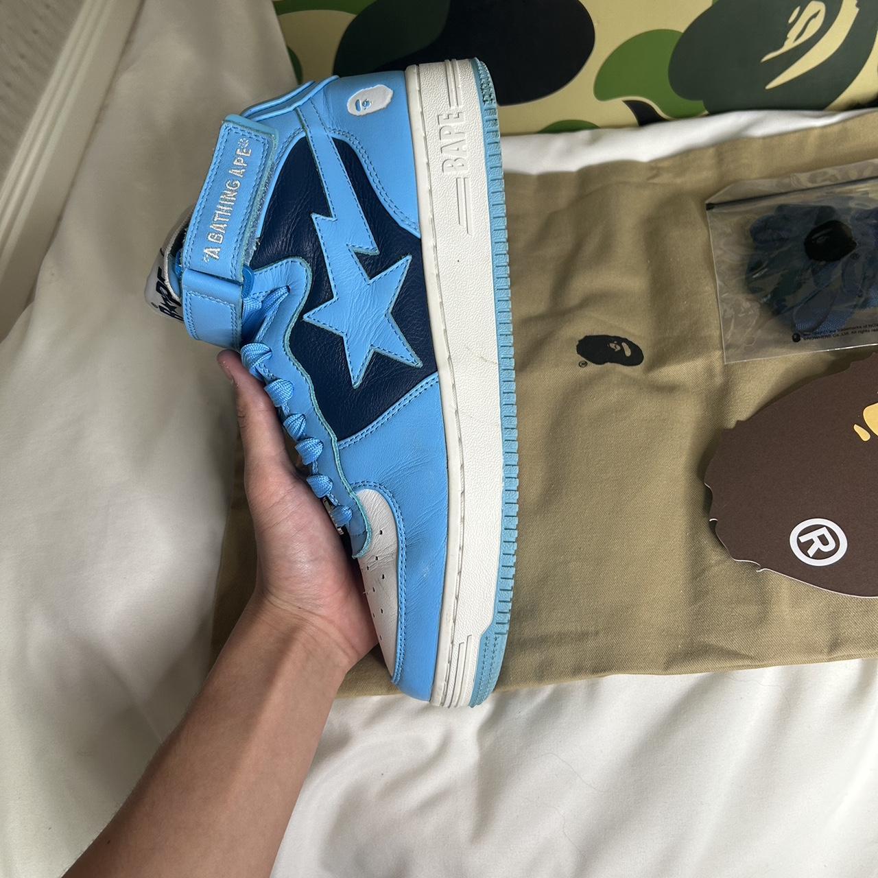Bapesta Mid Sax Drop me a message for more pics and... - Depop